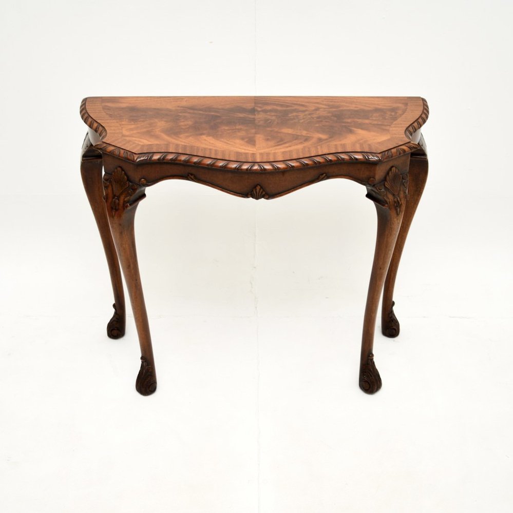Vintage Queen Anne Style Console Table, 1930 for sale at Pamono
