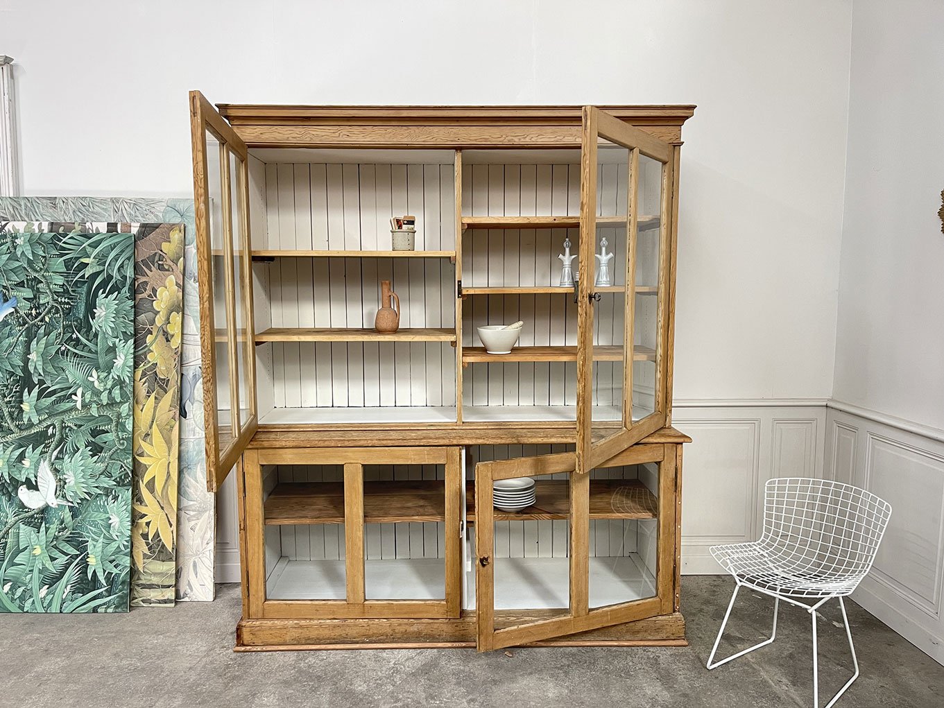 Large Apothecary Library, 1930 for sale at Pamono