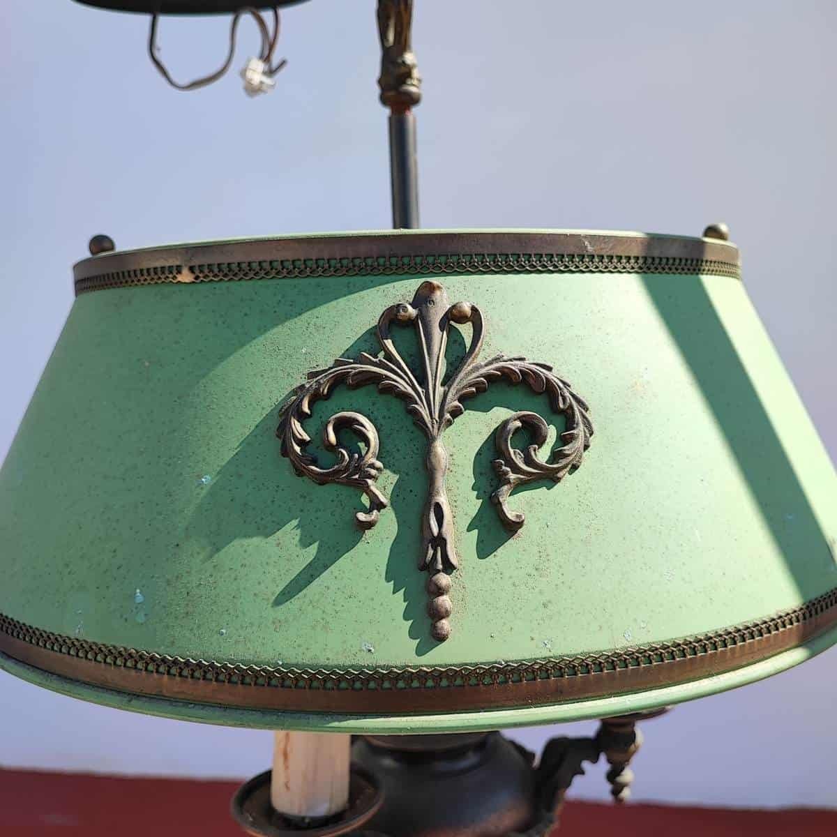 Vintage Italian Metal Chandelier for sale at Pamono