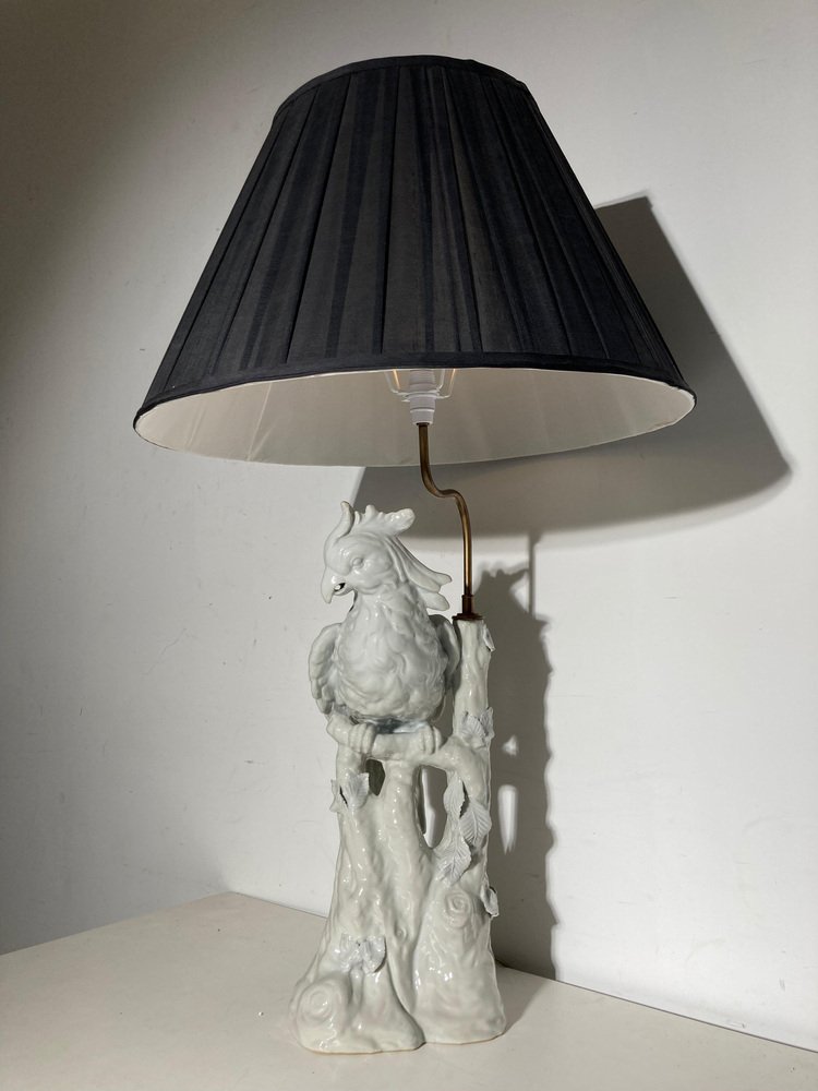 Chinese White Bird Lamp for sale at Pamono