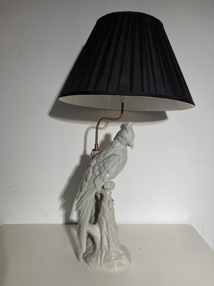 Chinese White Bird Lamp for sale at Pamono