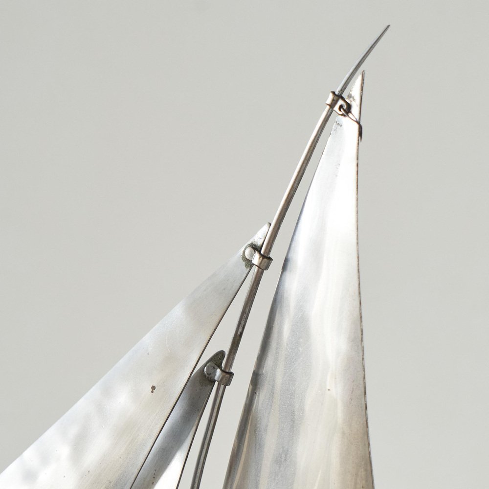 Art Deco Miniature Dragon Sailing Boat, 1950s for sale at Pamono