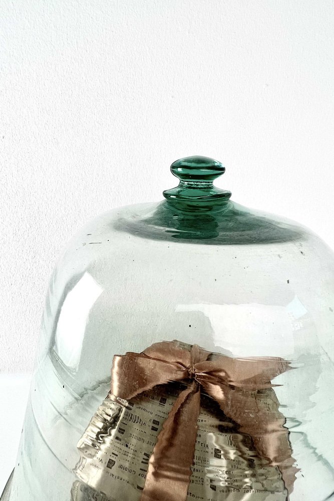 Antique French Glass Cloche for sale at Pamono
