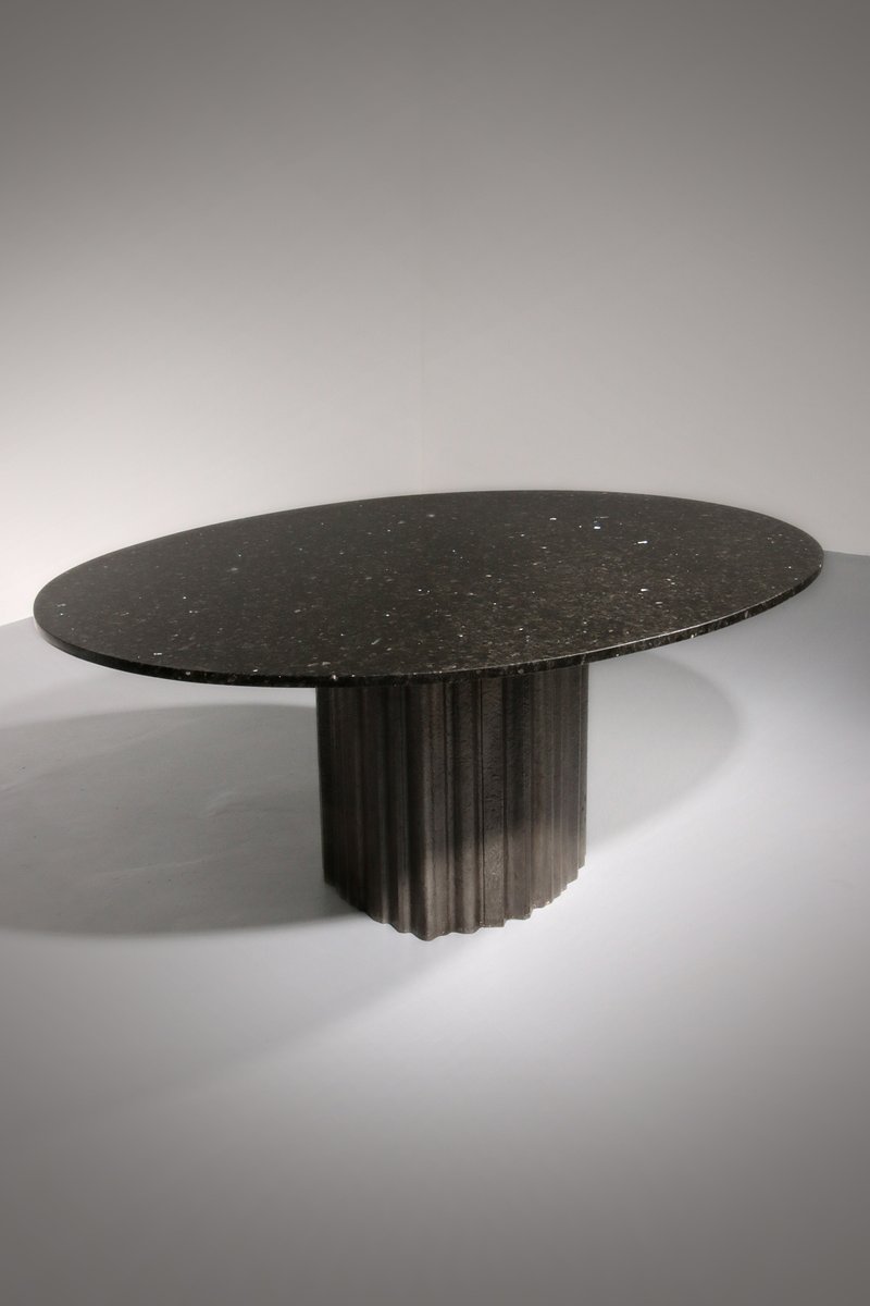 Brutalist Dining Table by Max Papiri, Italy, 1970s for sale at Pamono