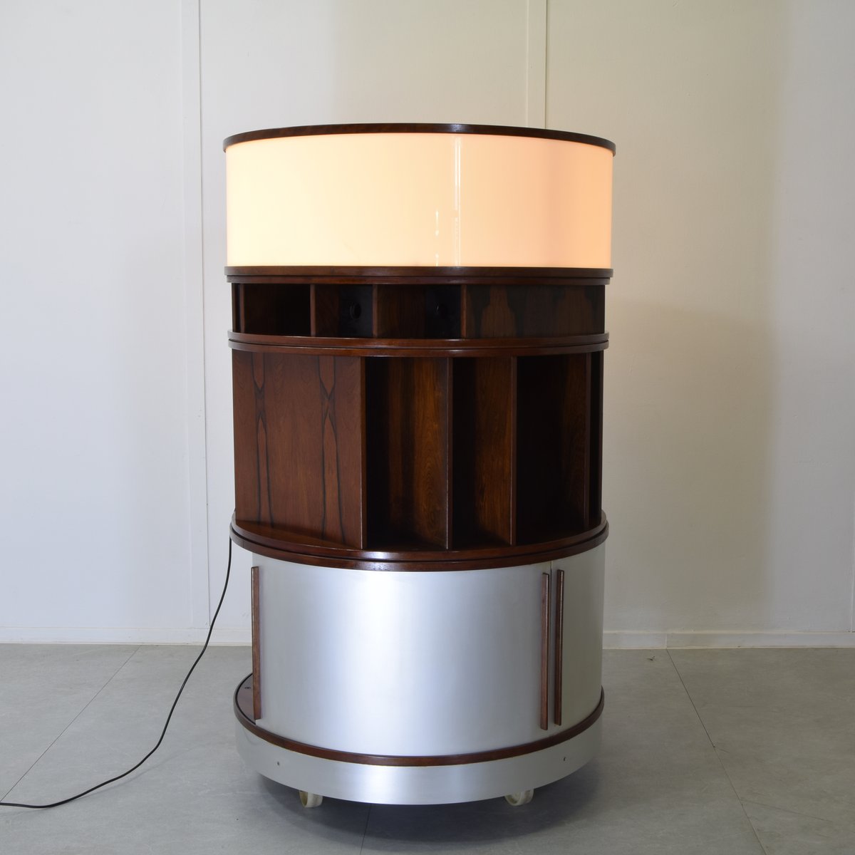 Combi Center Series Storage Unit with Wooden Frame by Joe Colombo ...