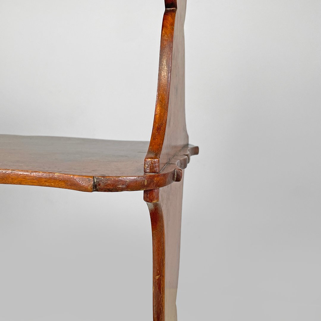 Art Nouveau Italian Wooden Bookshelf, 1900s for sale at Pamono