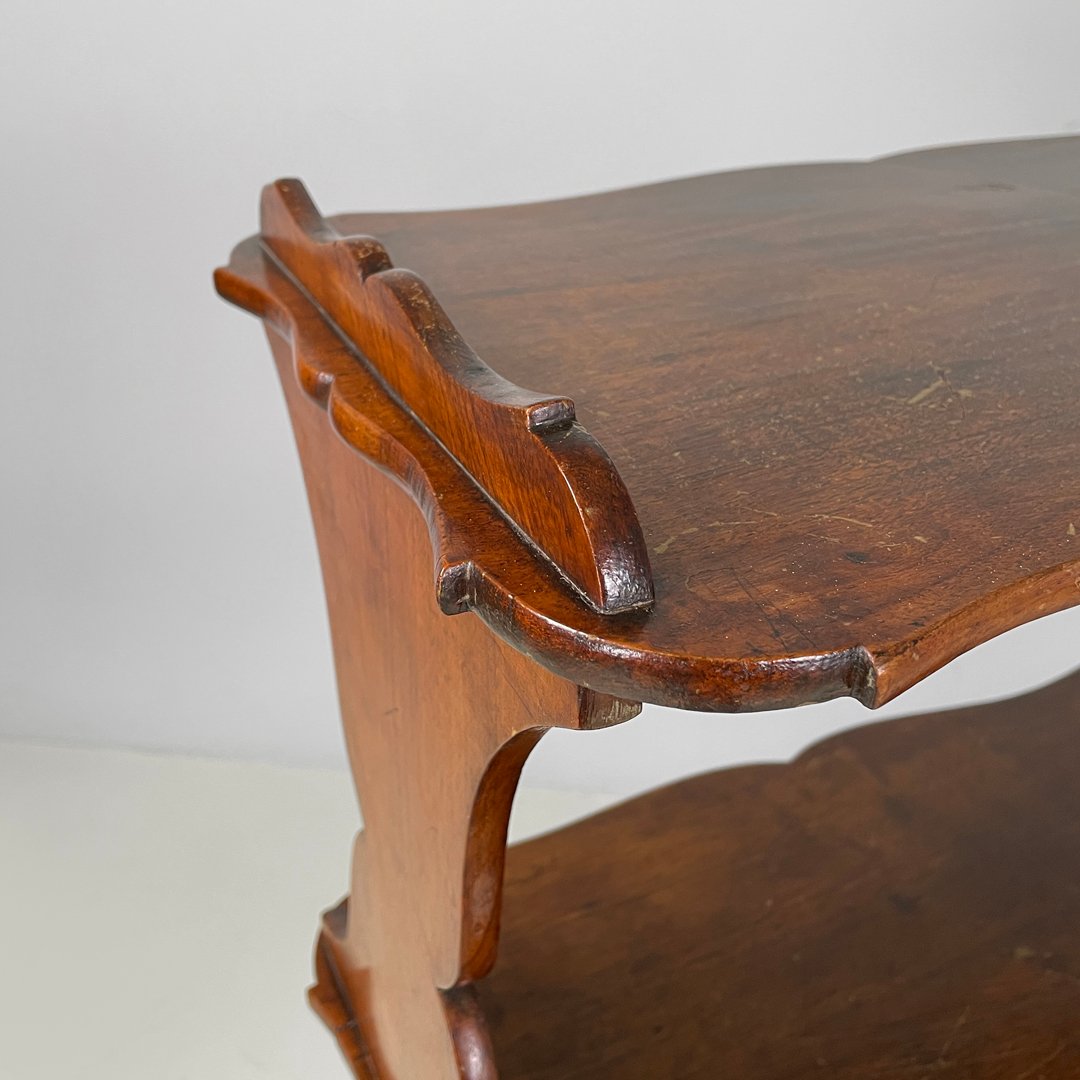 Art Nouveau Italian Wooden Bookshelf, 1900s for sale at Pamono