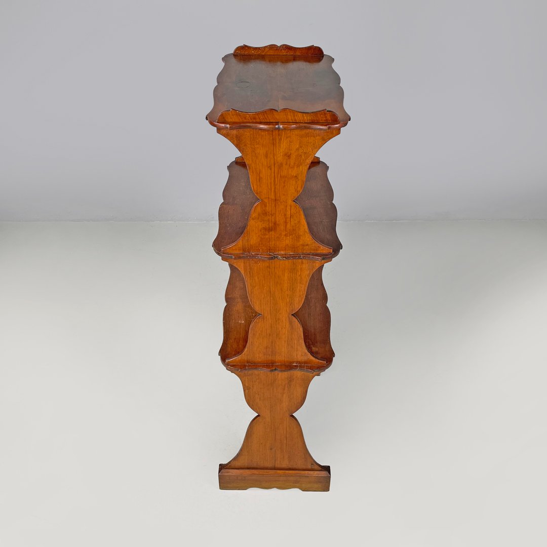 Art Nouveau Italian Wooden Bookshelf, 1900s for sale at Pamono