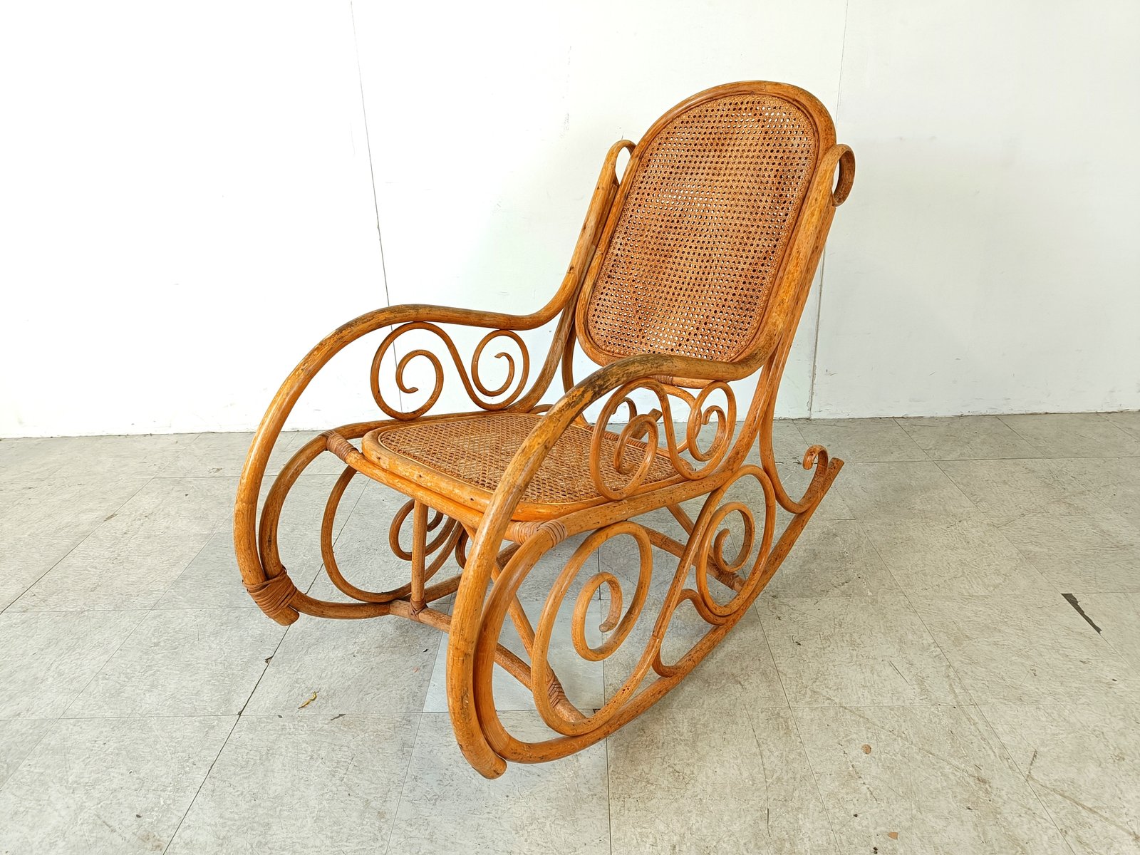 Vintage Rocking Chair, 1950s for sale at Pamono