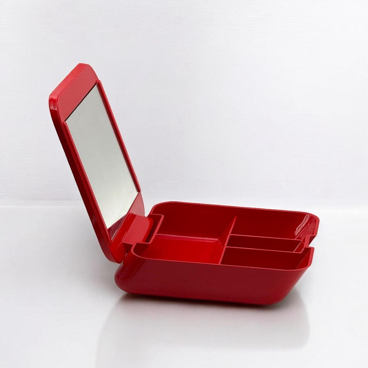 Space Age Portable Vanity Box in Red by Makio Hasuike for Gedy, 1970s ...