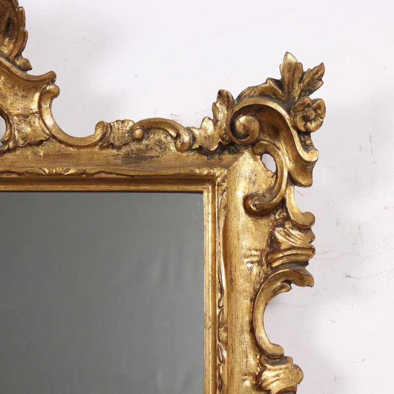 Antiker italienischer Spiegel im Rokoko-Stil bei Pamono kaufen
