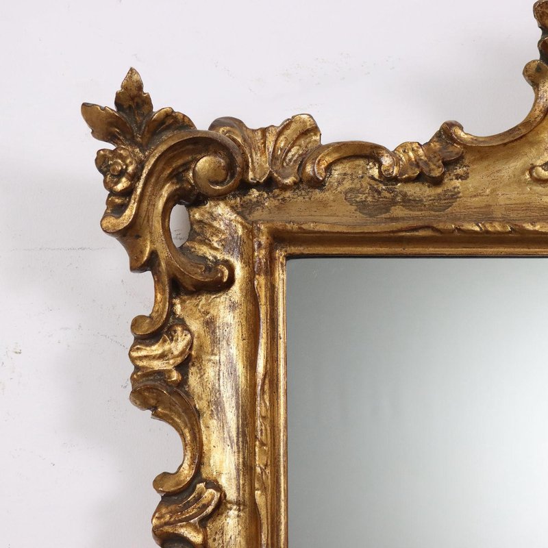 Antiker italienischer Spiegel im Rokoko-Stil bei Pamono kaufen