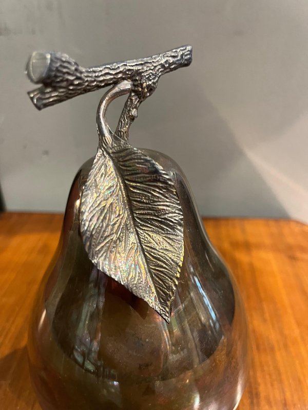 Pear-Shaped Silver Ice Bucket from Teghini, 1970s for sale at Pamono