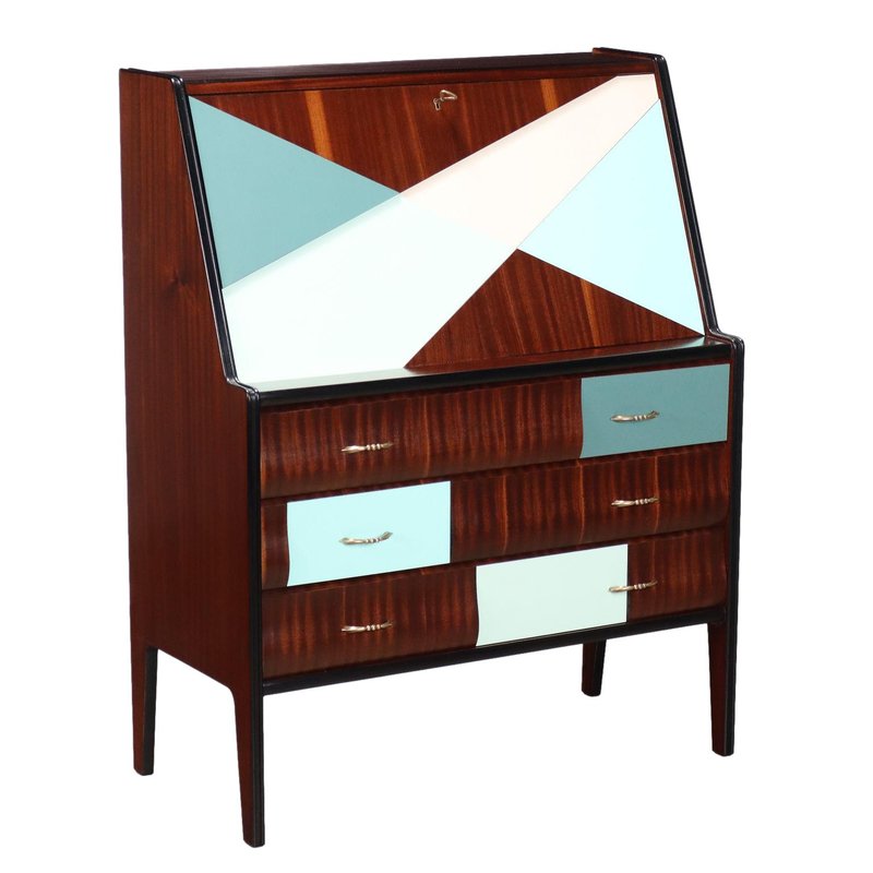 Vintage Cabinet Prisma Collection with Laminate & Brass, 1960s for sale ...
