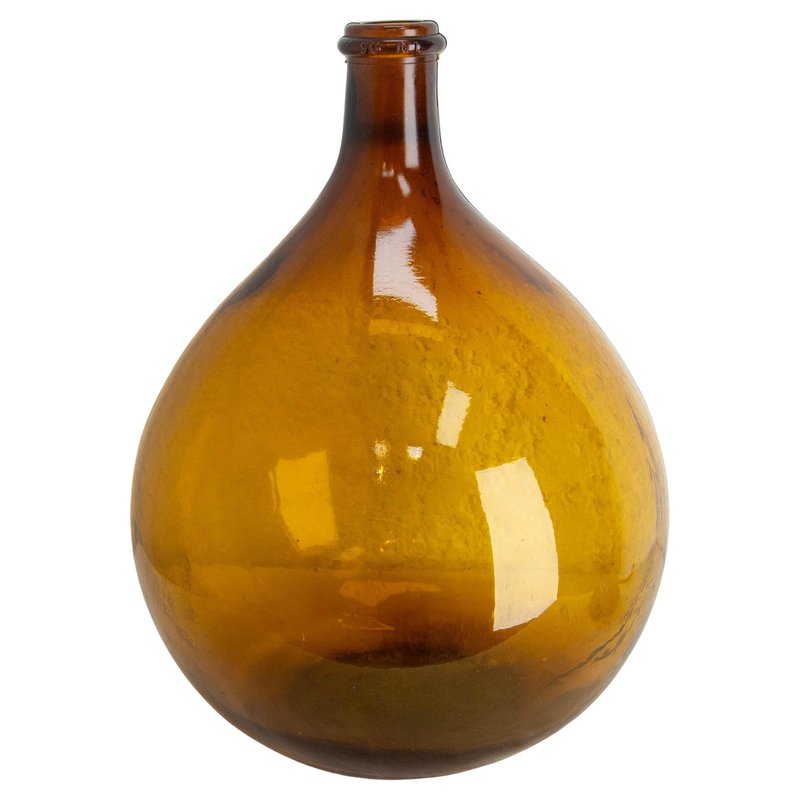 Vintage Amber Glass 10 L Bottle Demijohns Lady Jeanne, 1960s for sale ...