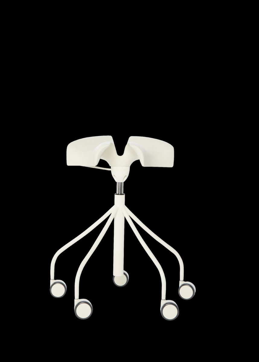 White Binary Stool by Otto Canalda & Jordi Badia for BD Barcelona for ...