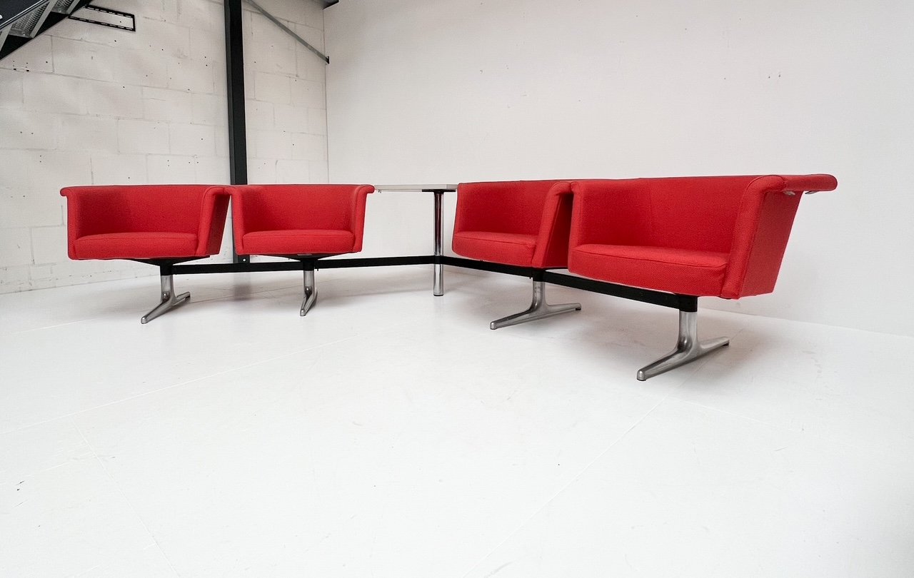 Modular Waiting Room Set from Artifort, 1980s, Set of 6 for sale at Pamono