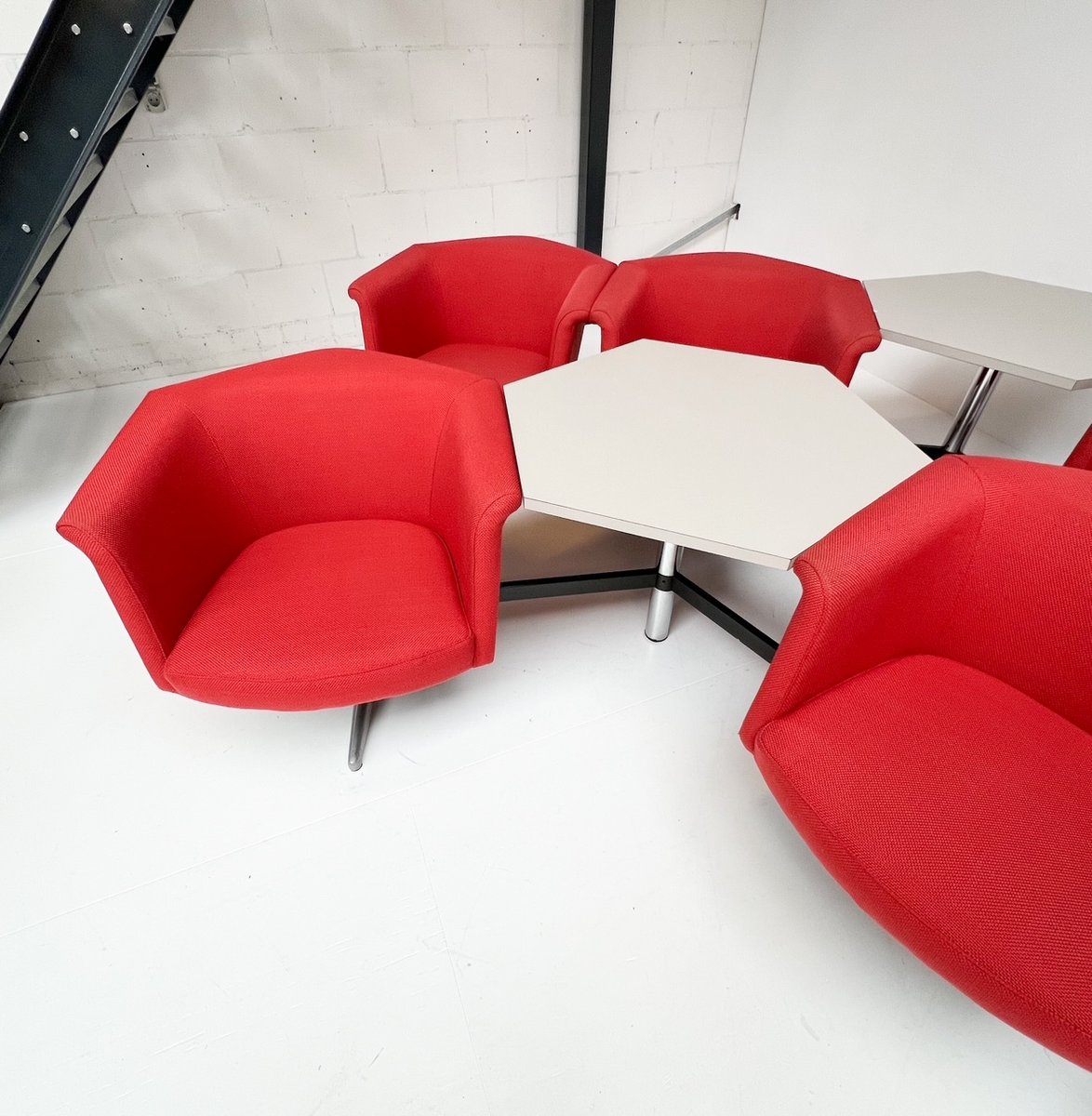 Modular Waiting Room Set from Artifort, 1980s, Set of 6 for sale at Pamono