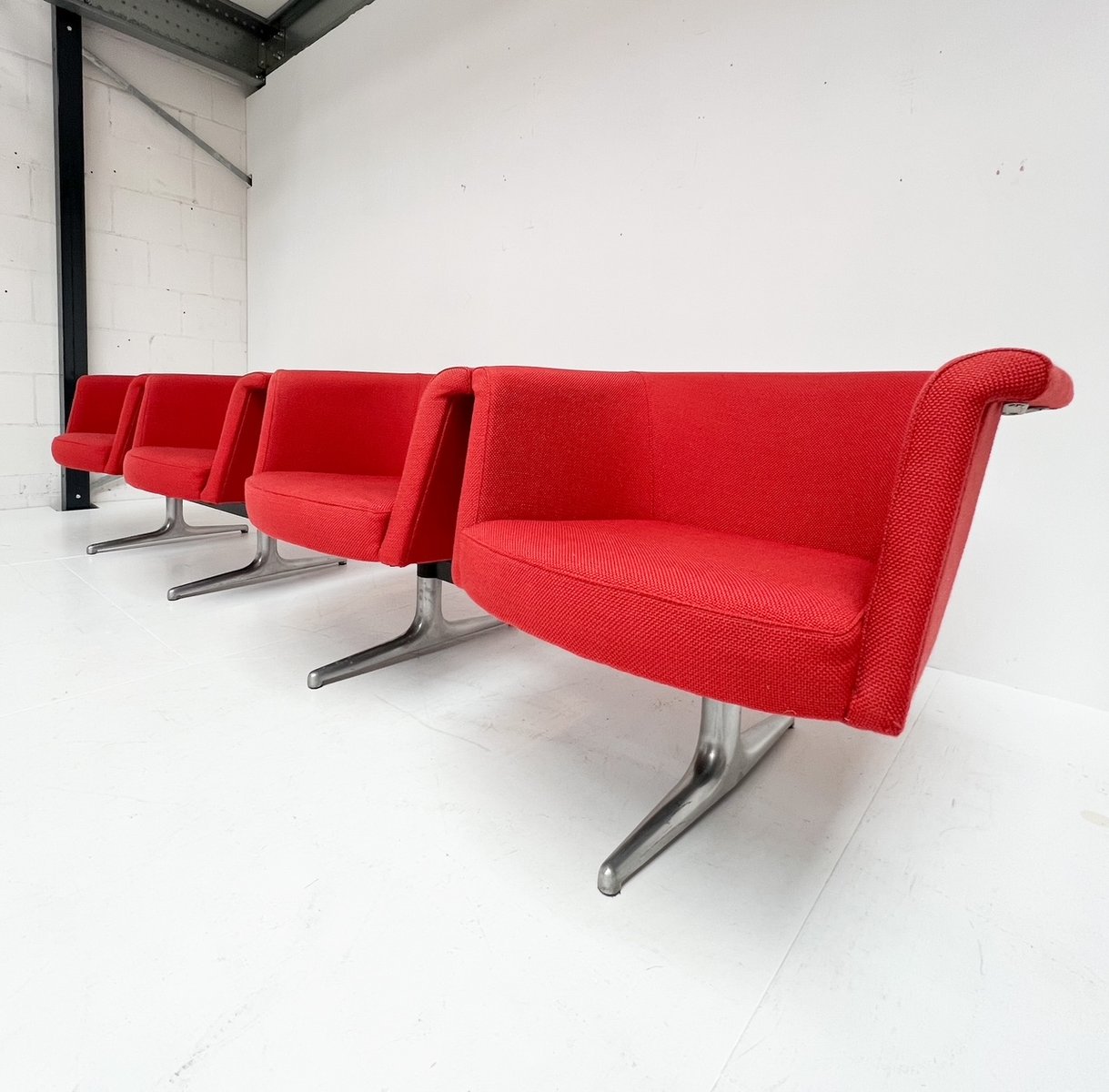 Modular Waiting Room Set from Artifort, 1980s, Set of 6 for sale at Pamono