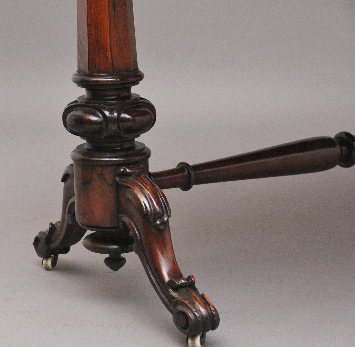 Antique Rosewood Library Table, 1830 for sale at Pamono