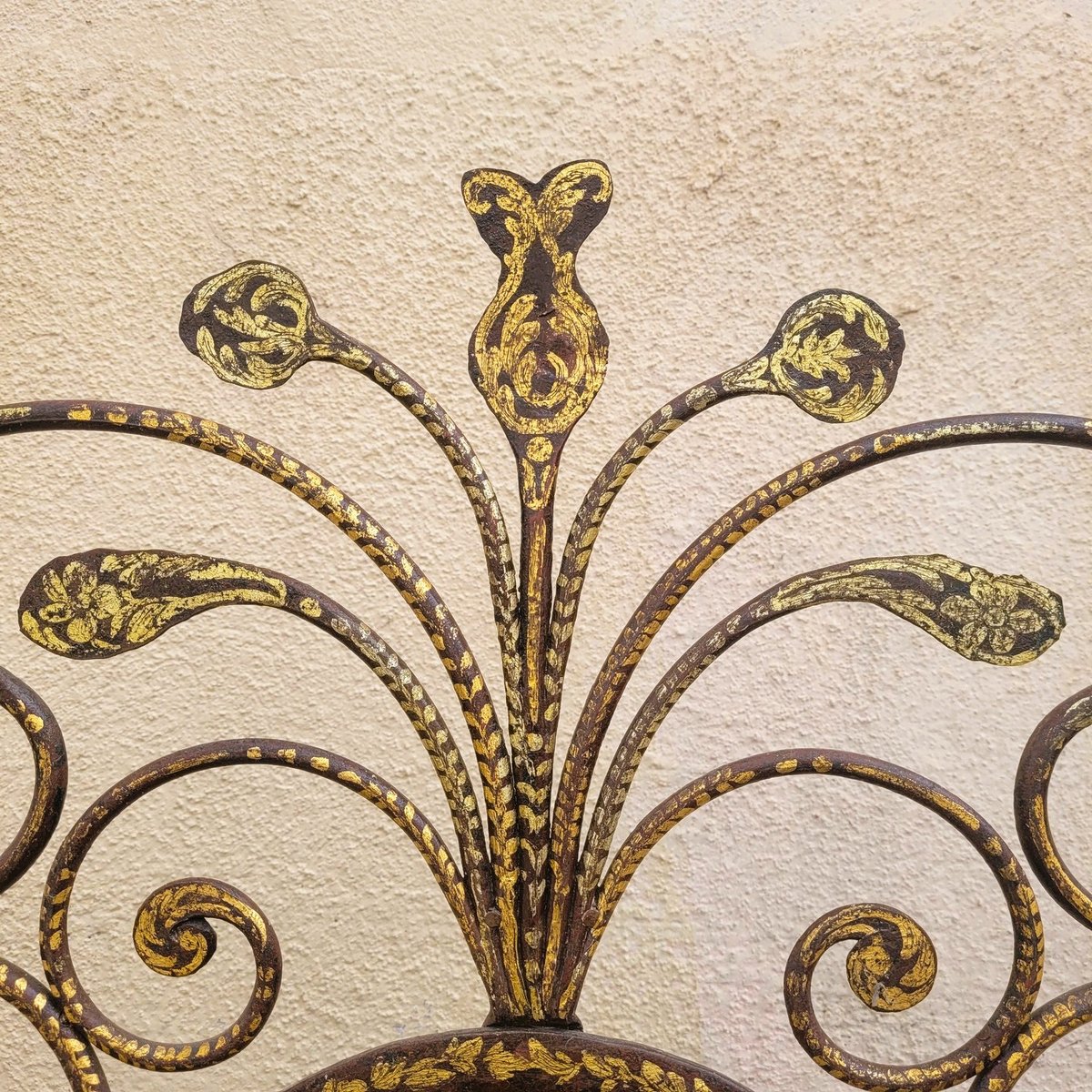 Genoese Painted Iron Bed for sale at Pamono