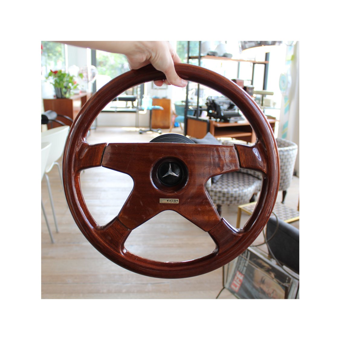 Vintage Steering Wheel by Victor for Mercedes-Benz, 1980s-1990s for ...