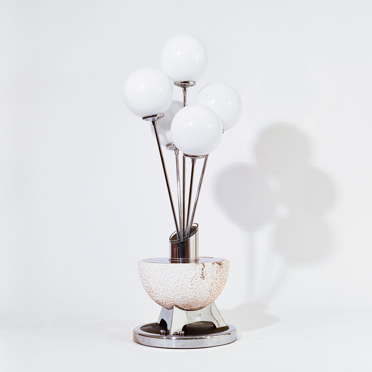 Large Volcano Table Lamp from Maof, Spain, 1970s for sale at Pamono