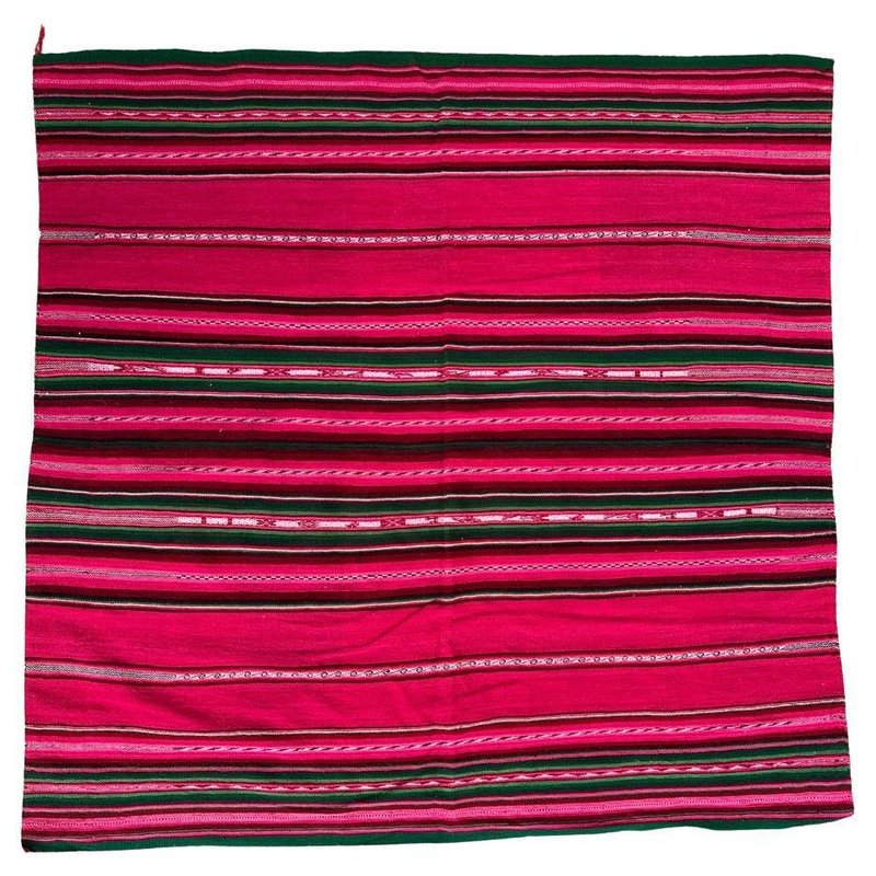 Vintage South American Andean Peruvian Manta Cloth Kilim Weaving, 1950s ...