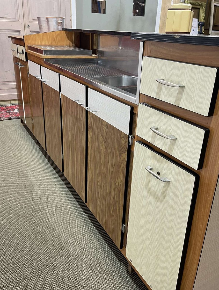 Formica Bar Counter with Rounded Corners, 1960s for sale at Pamono