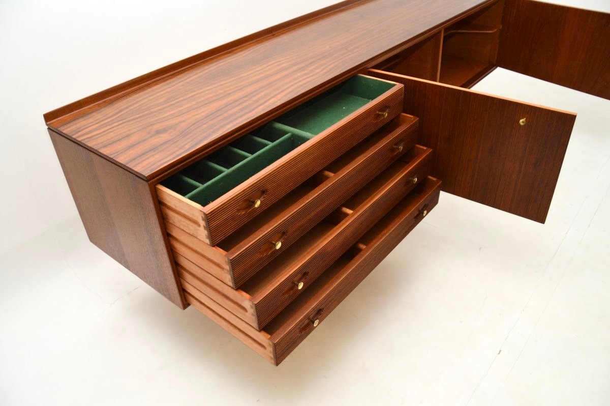 Vintage Walnut Hamilton Sideboard attributed to Robert Heritage for ...