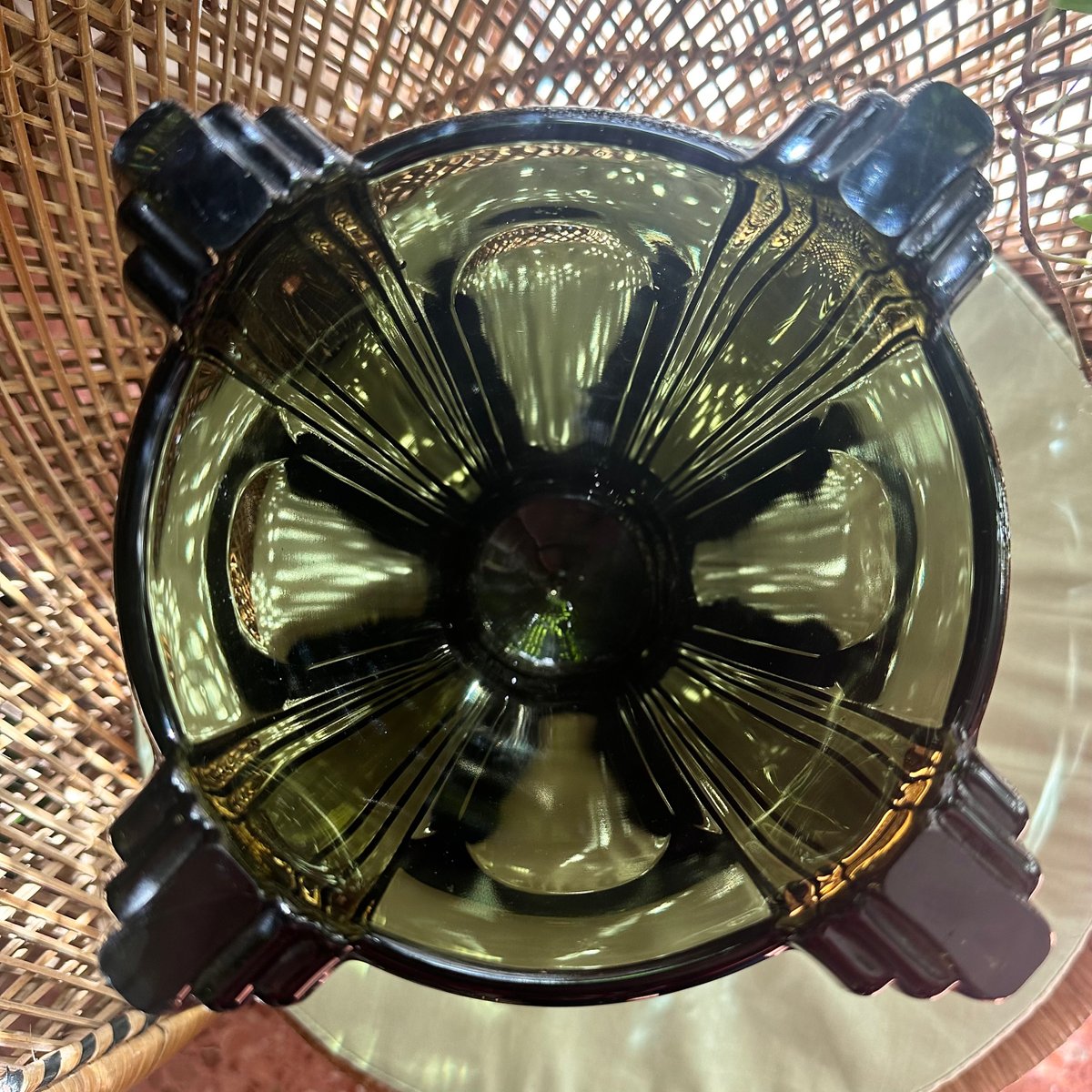 Czechoslovakian Art Deco Inwald Glass Vase by Rudolf Schröter, 1930s ...