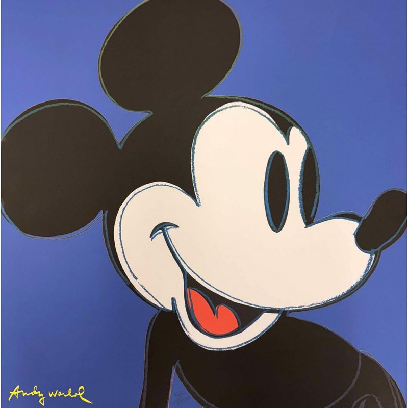 Andy Warhol, Mickey Mouse, Lithograph for sale at Pamono