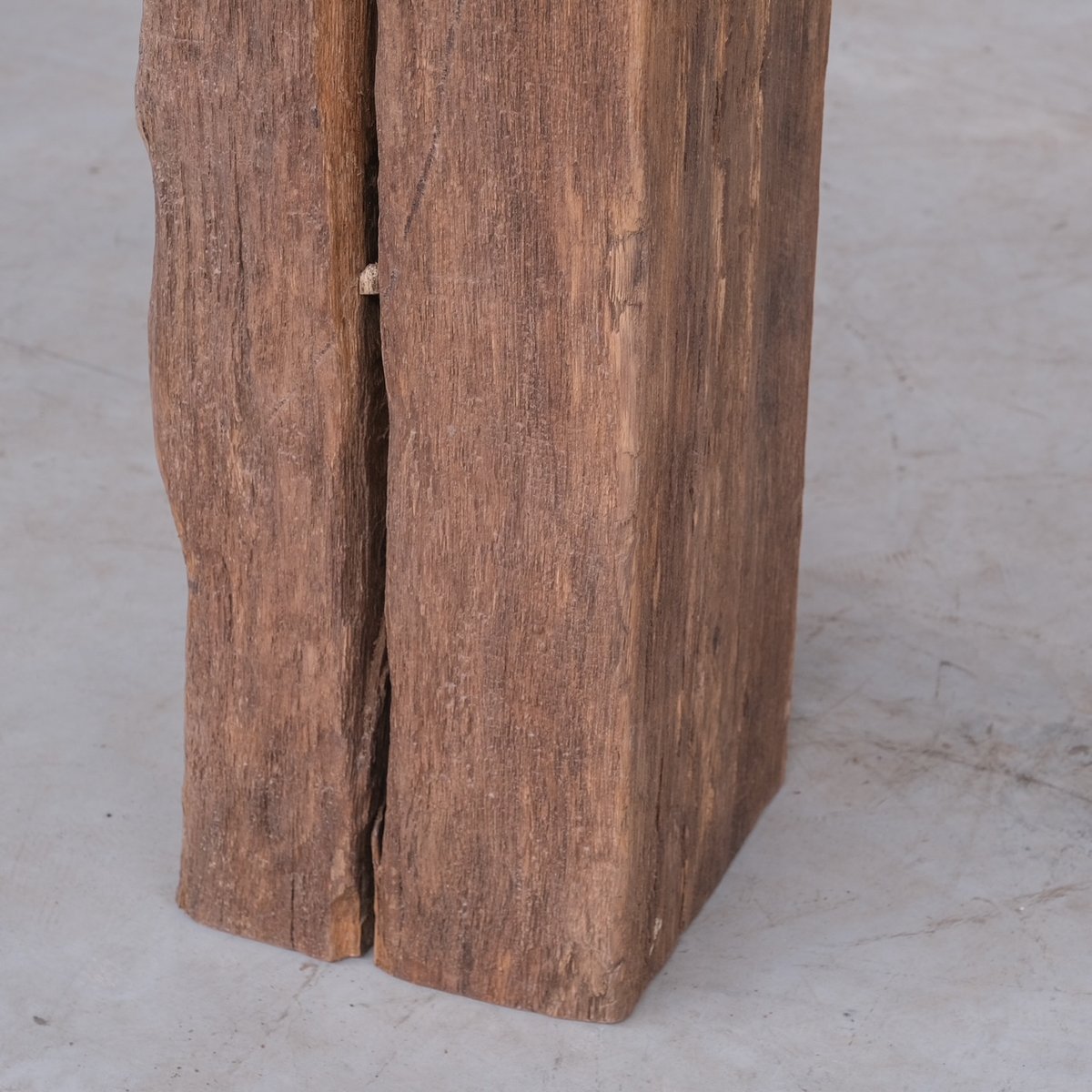 Vintage Wooden Tree Trunk Pedestal Display Stand for sale at Pamono