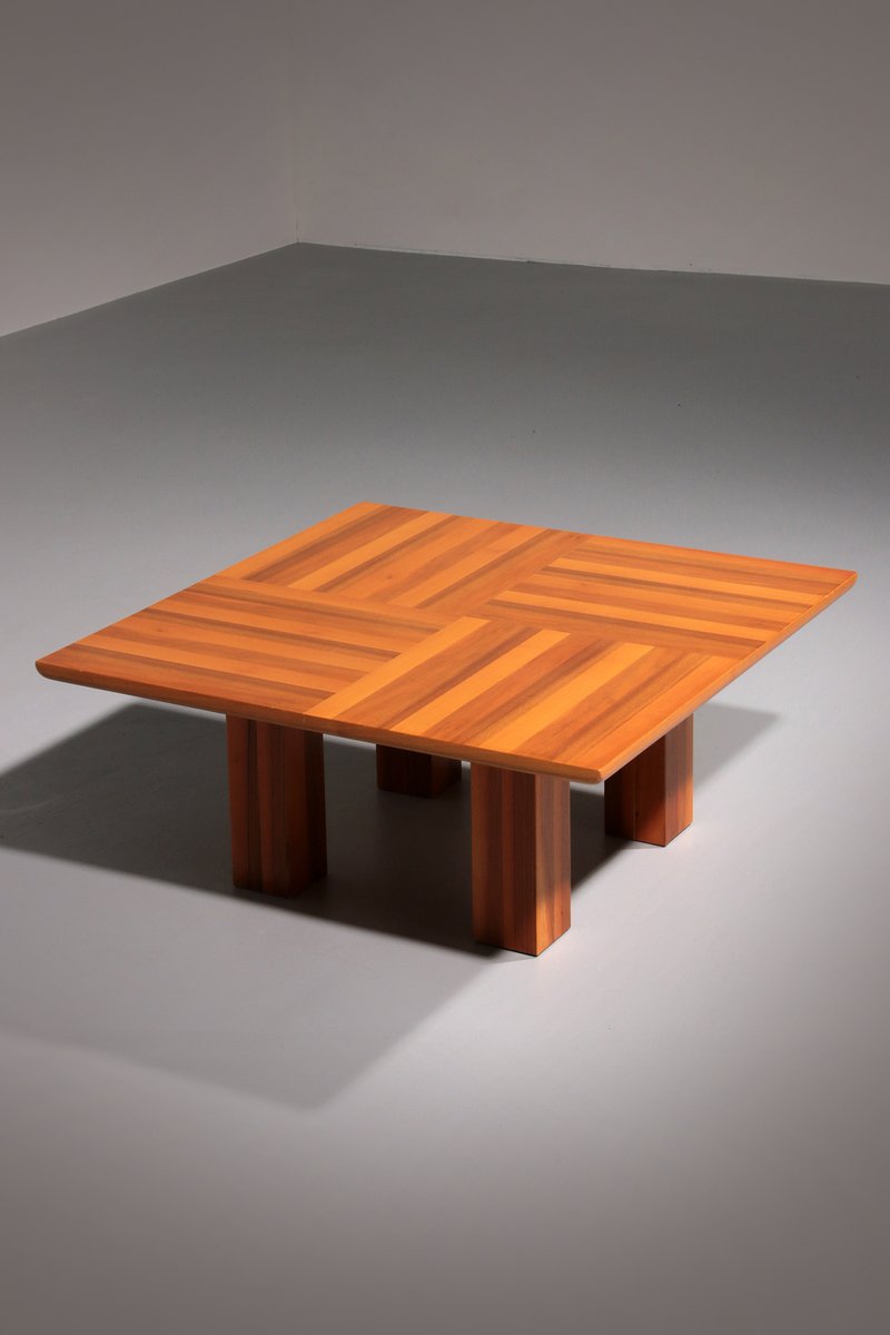 Bellini’s Exquisite Walnut Coffee Table - A Masterpiece of Italian ...