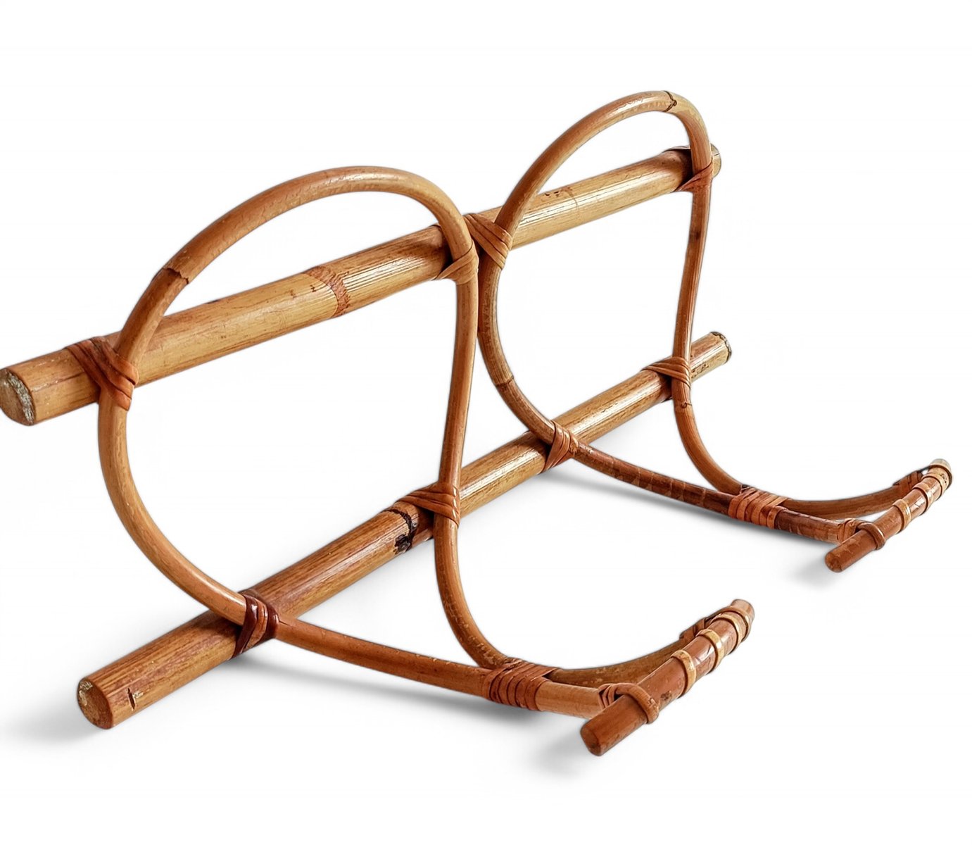 Mid-Century Bamboo and Rattan Coastal Coat Rack, Spain, 1960s for sale ...