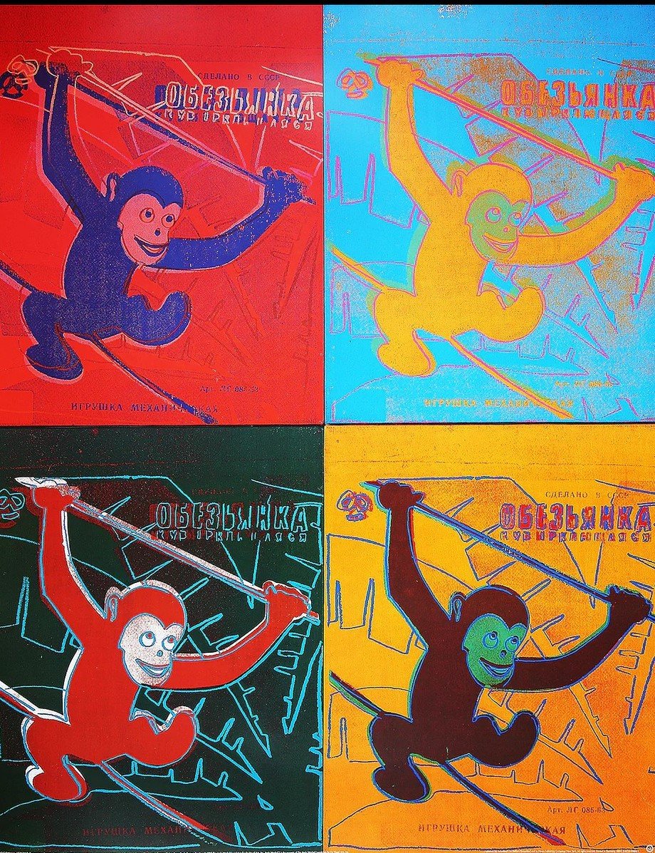 Andy Warhol, Four Monkeys, Print for sale at Pamono