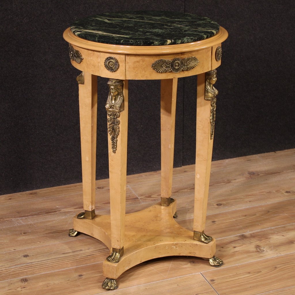 French Side Table in the style of Retour Degypte, 1960s for sale at Pamono