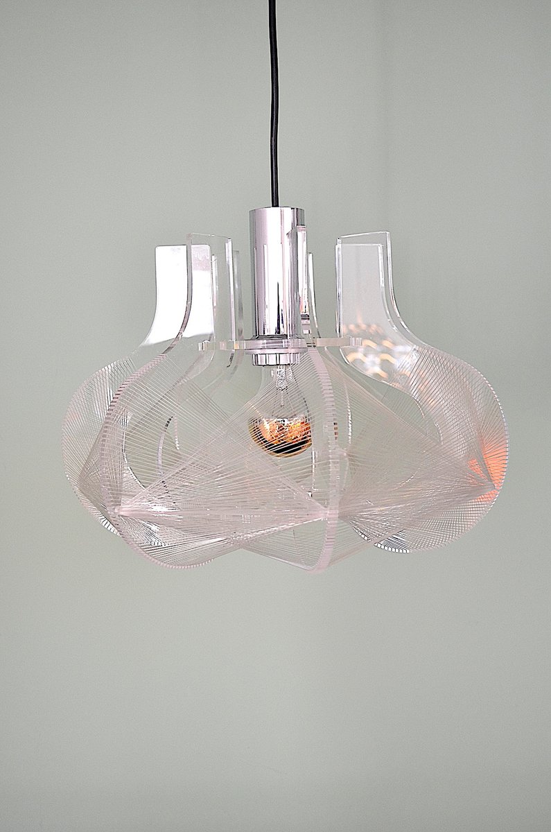Table Lamp attributed to Paul Secon for Sompex, 1970s for sale at Pamono