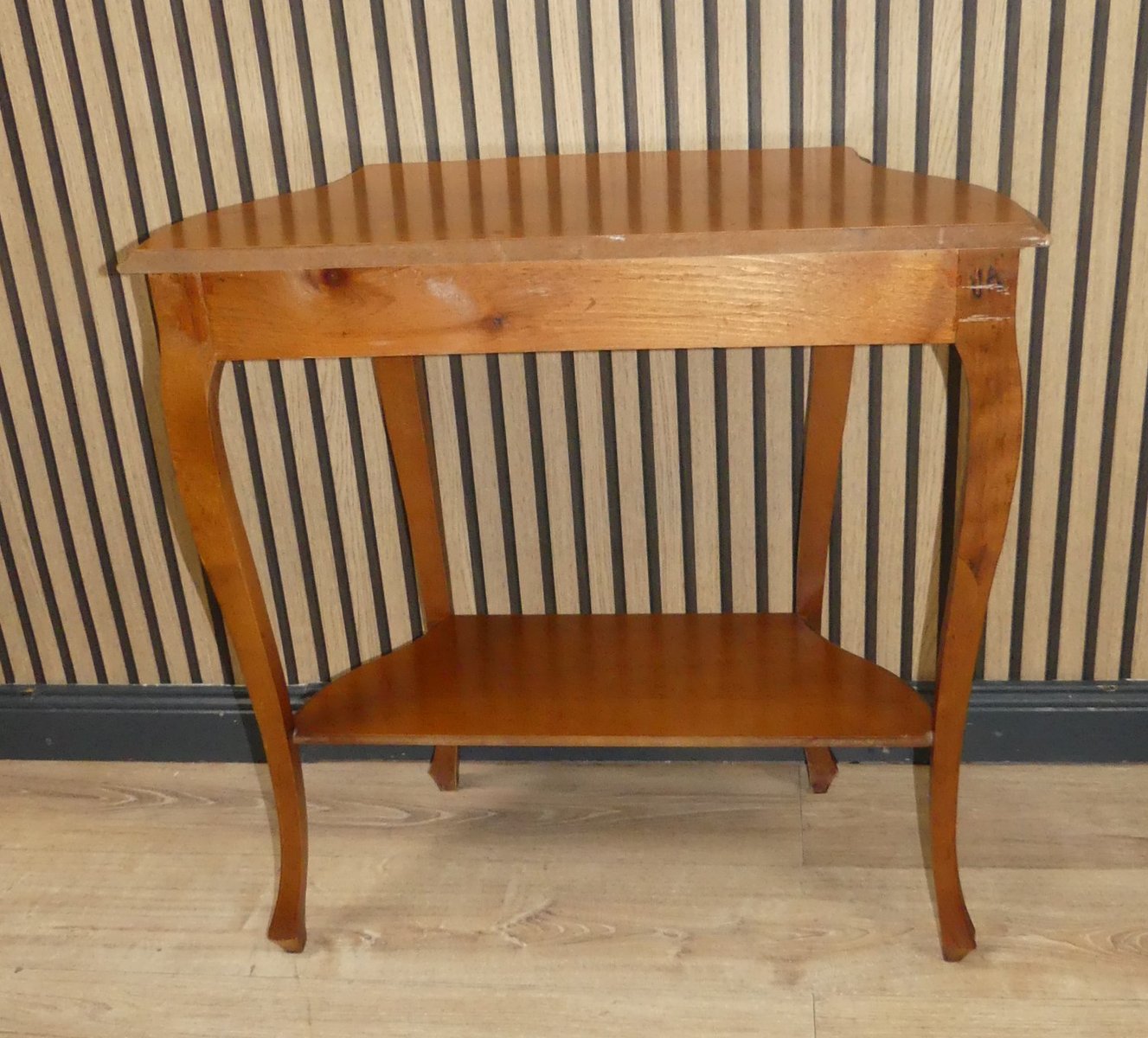 Half Round Console Table with Drawer, 1960s for sale at Pamono