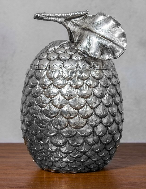 Vintage Italian Acorn Ice Bucket by Mauro Manetti, 1960s for sale at Pamono
