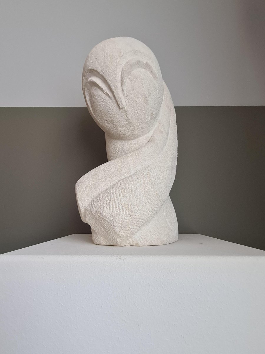 After Brancusi, Modernist Miss Pogany II Sculpture, 1960, Stone for ...