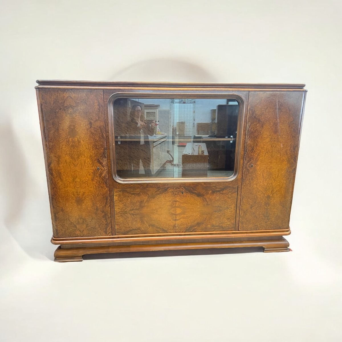 Art Deco German Wall Cabinet by Ernst Hilker Detmold, 1920s for sale at ...