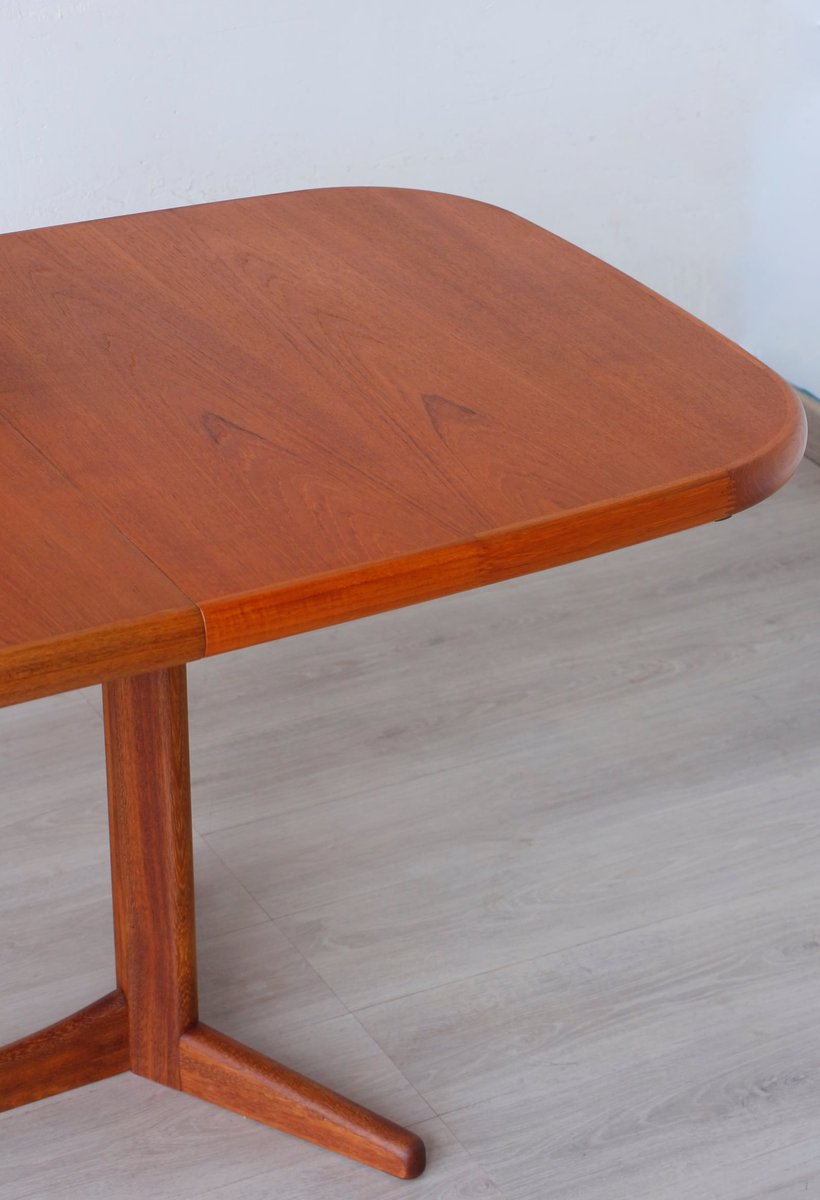 Scandinavian Extendable Teak Dining Table from Ansager Mobler, 1960s ...