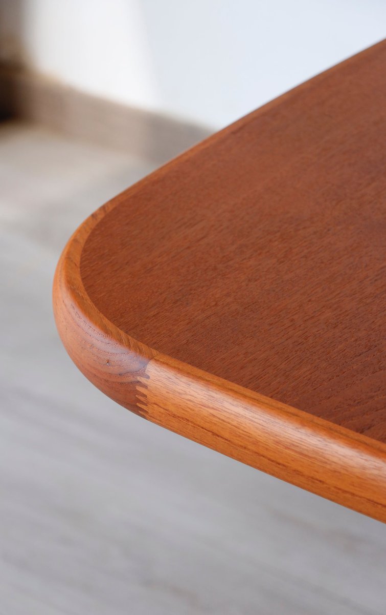 Scandinavian Extendable Teak Dining Table from Ansager Mobler, 1960s ...