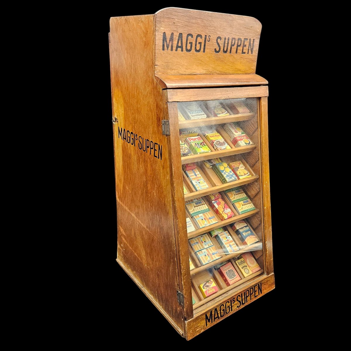 Advertising Sales Display Case, 1890s for sale at Pamono