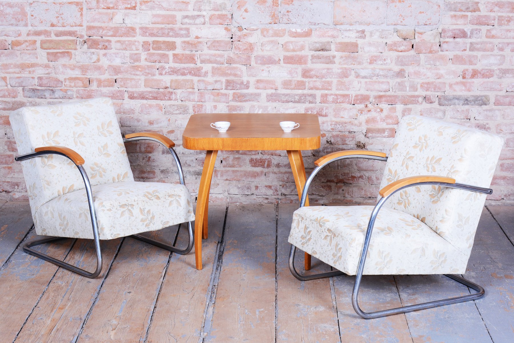 Art Deco Spider Table by J. Halabala for Up Závody, 1940s for sale at ...