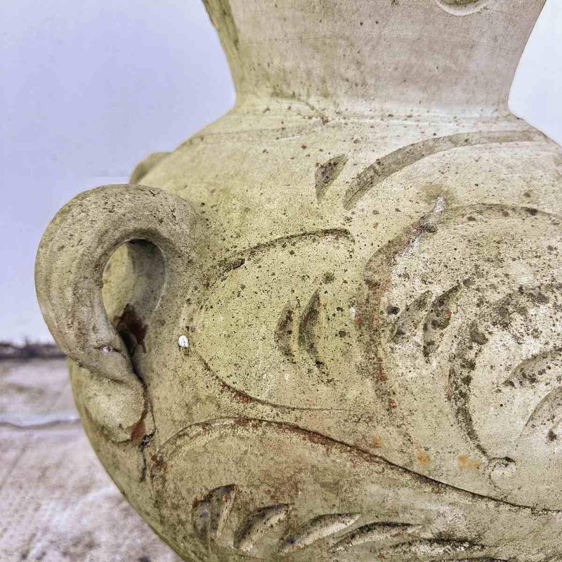 Decorative Terracotta Vase with an Ancient Patina for sale at Pamono