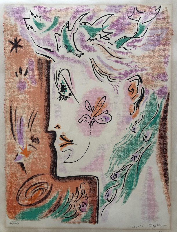 André Masson, Untitled, 1940s, Lithograph for sale at Pamono