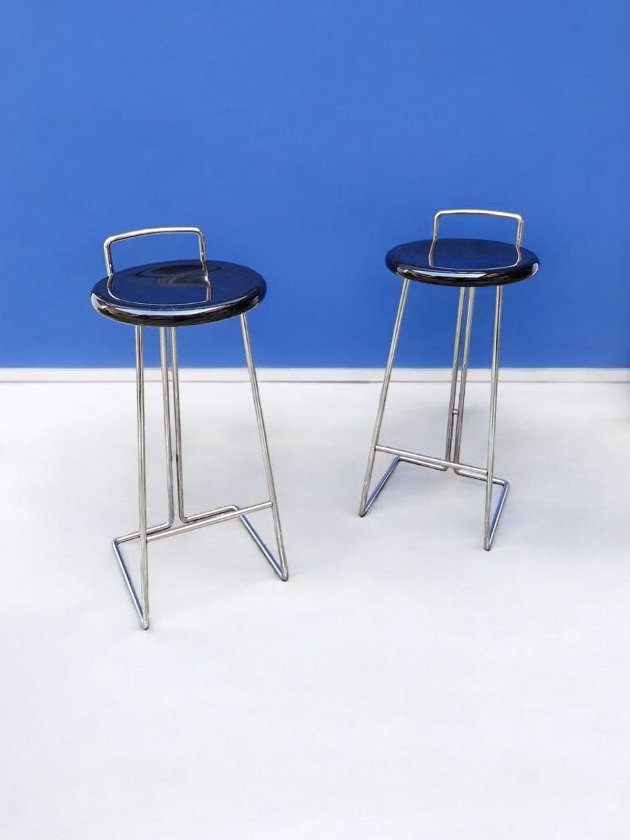 Set of High Stools by George Coslin for Dada, 1980s for sale at Pamono