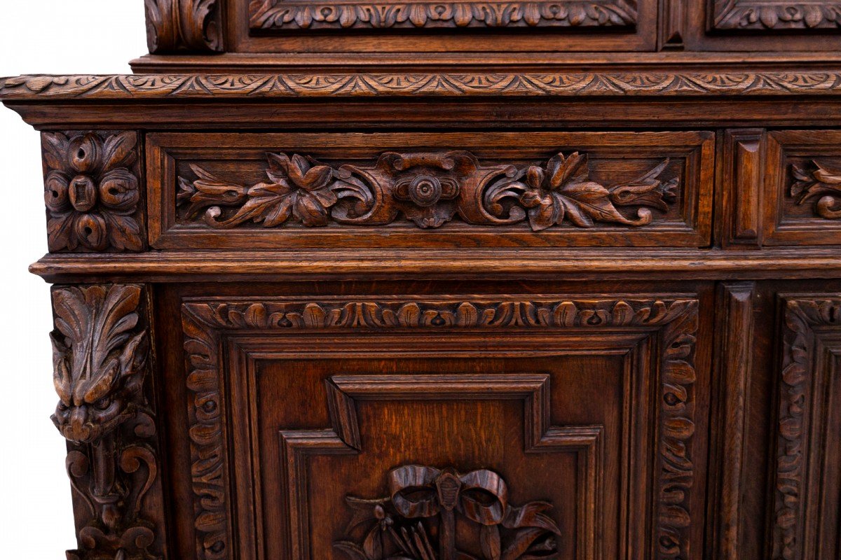 Antique French Carved Library, 1880 for sale at Pamono